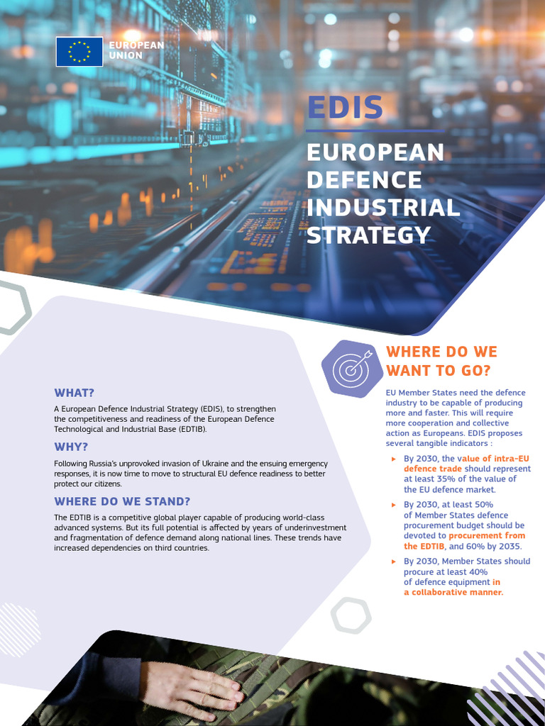 EU Defence Industry Strategy | PDF | European Union | Supply Chain