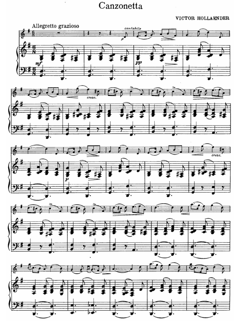 hollaender-canzonetta-score | PDF