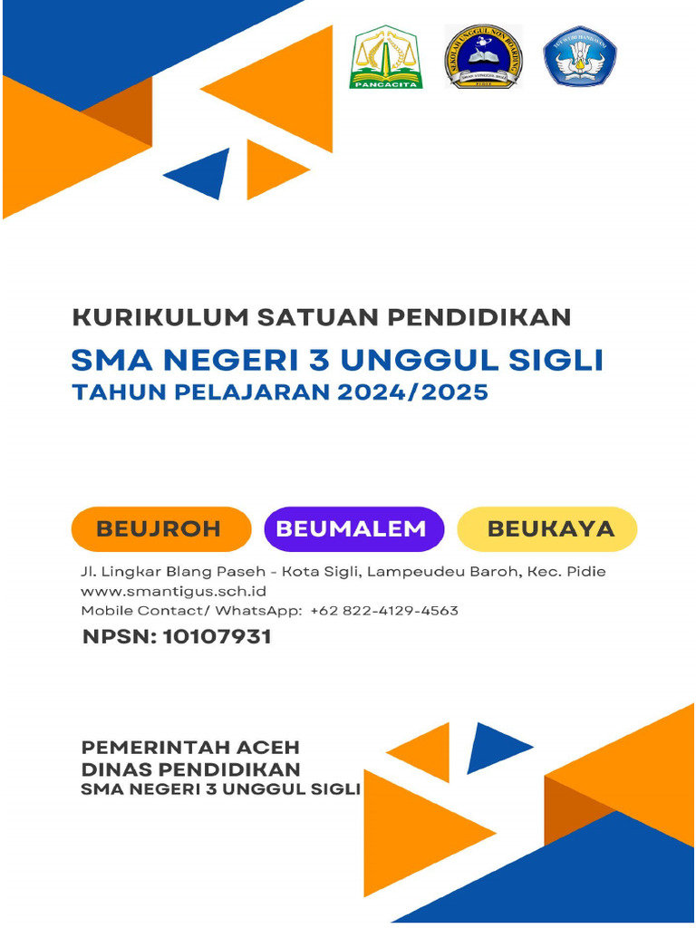 KSP - Sman 3 Unggul Sigli 2024 - 2025 | PDF | Kesehatan Holistik