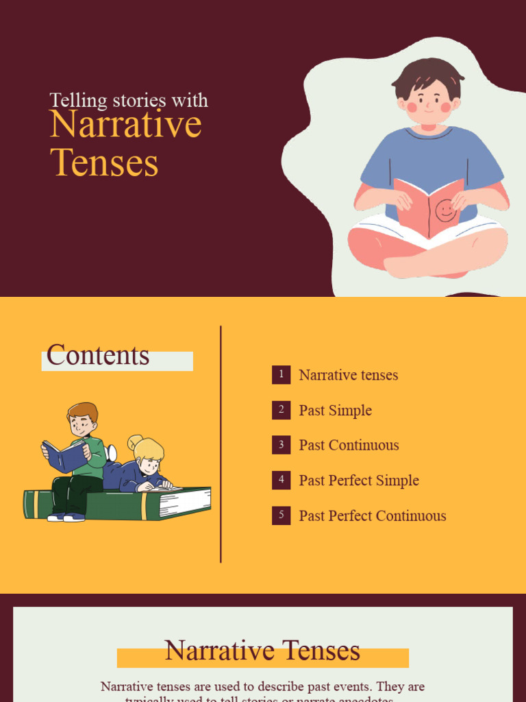 Narrative Tenses Presentation | Download Free PDF | Grammatical Tense ...