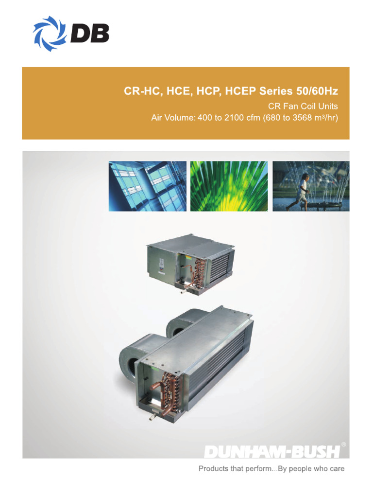 Frseh Air Catalog Fcu - CR-HC - 50 | PDF | Duct (Flow) | Electrical Engineering
