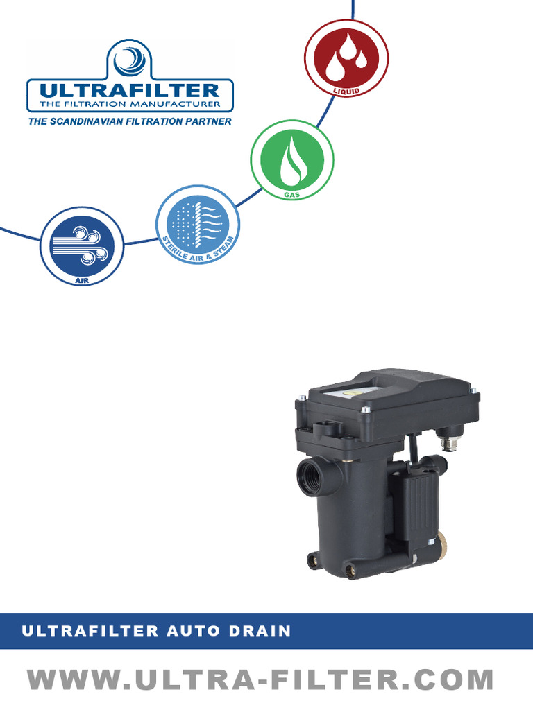 Ultrafilter Auto Drain Specifications | PDF | Gas Technologies | Energy ...