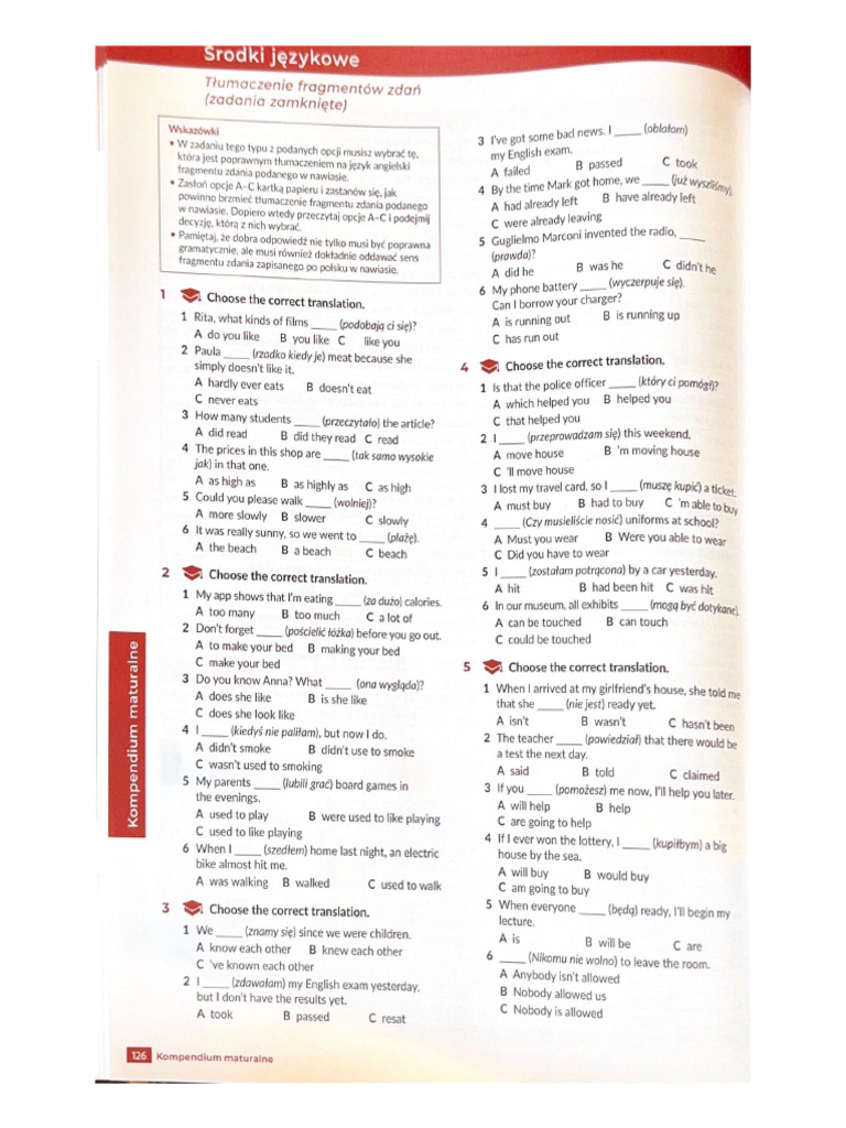 Kompendium Maturalne | PDF