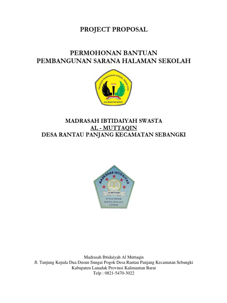 Proposal Sekolah | PDF