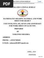 Extreme Mathematics Grade 9 | PDF