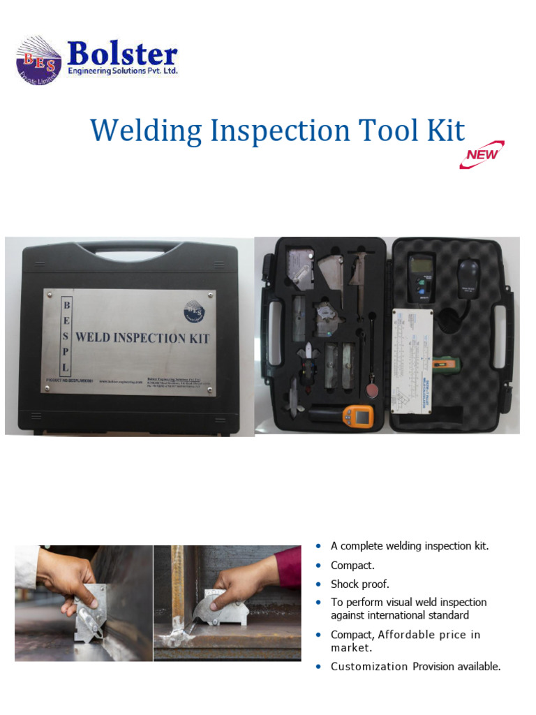 Welding Inspection Tool Kit | PDF | Welding | Construction