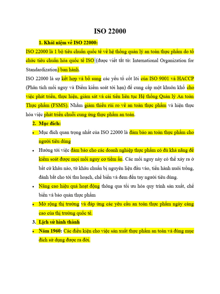 ISO 22000 | PDF