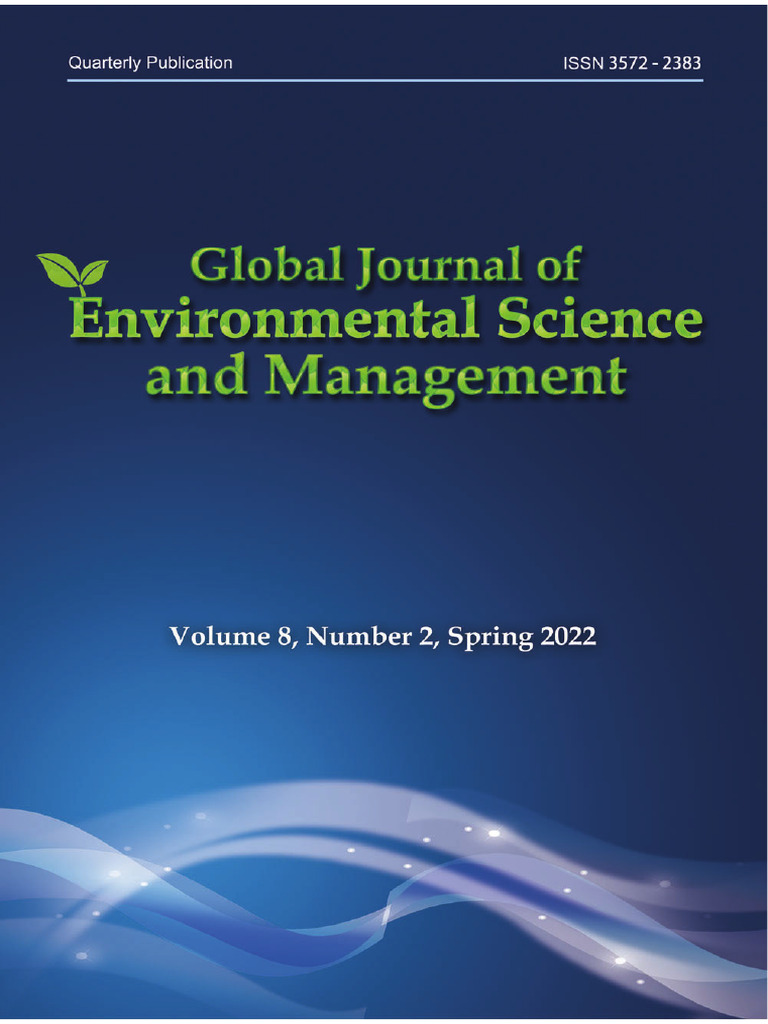 GJESM - Volume 8 - Issue 2 | PDF | Epidemiology | Public Health