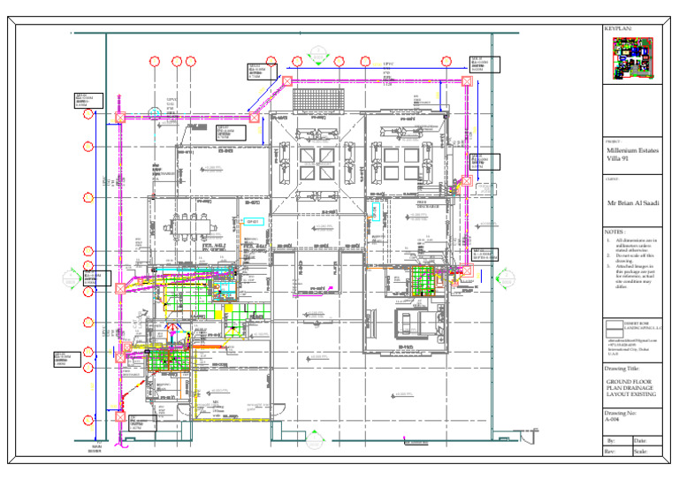 004- EXISTING DRAINAGE LAYOUT PLAN | PDF | Buildings And Structures | Houses