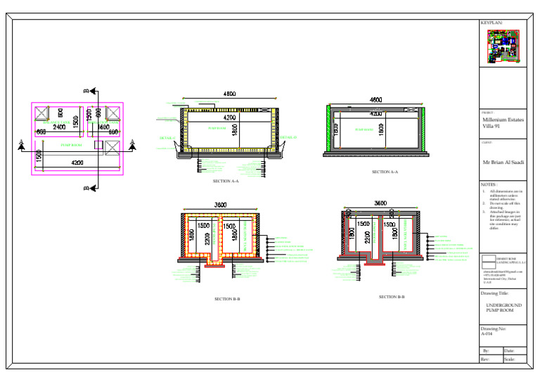 014 - Underground Pump Room Detail | PDF