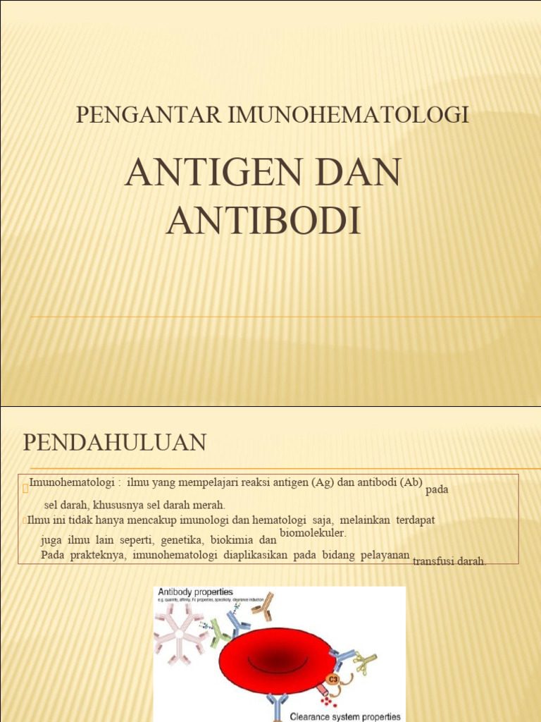 1.konsep Dasar Imunologi Antigen Dan Antibodi | PDF