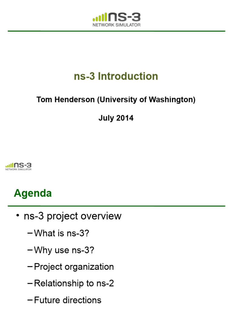 ns-3-overview | PDF | Information Technology | Software Engineering