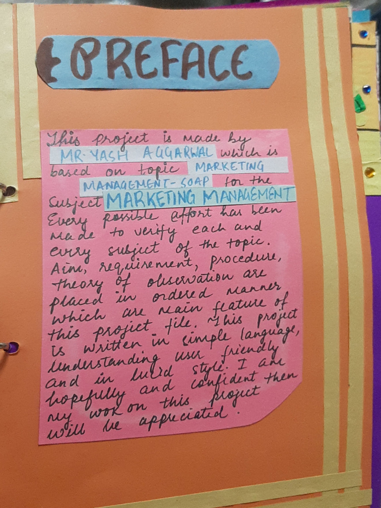 Marketing Project File | PDF