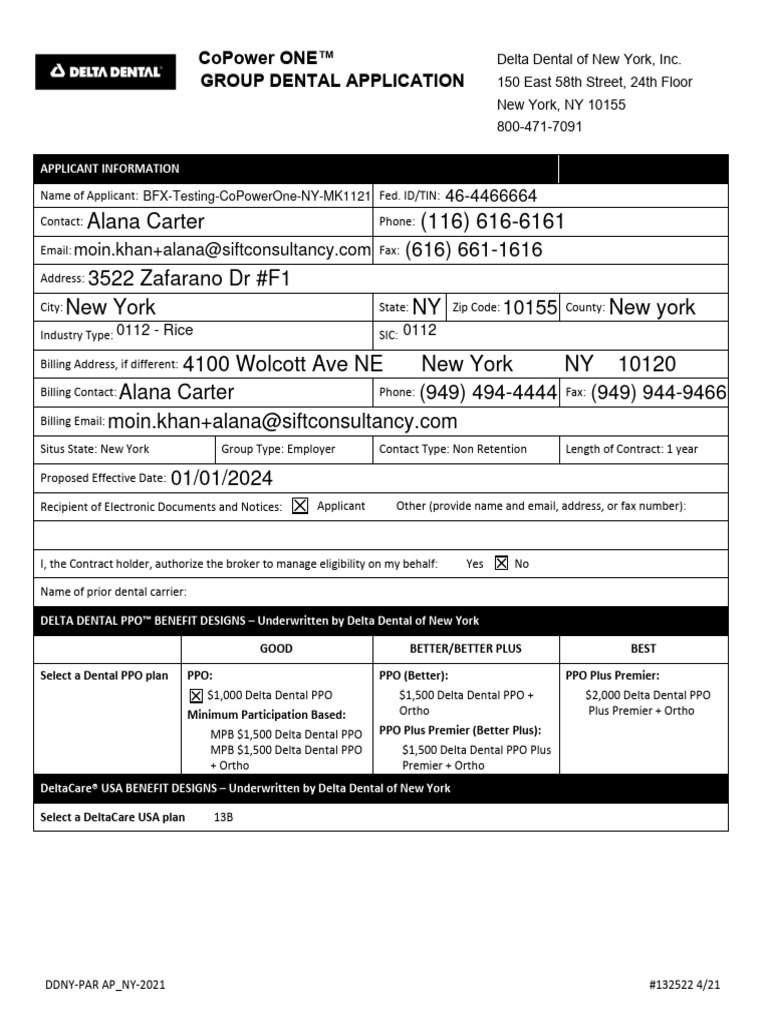 Copower One Ny Group App | PDF | Life Insurance | Insurance