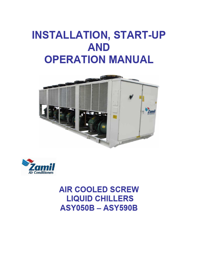 Installation Start Up and Operation Manu | PDF | Heat Exchanger | Vacuum Tube
