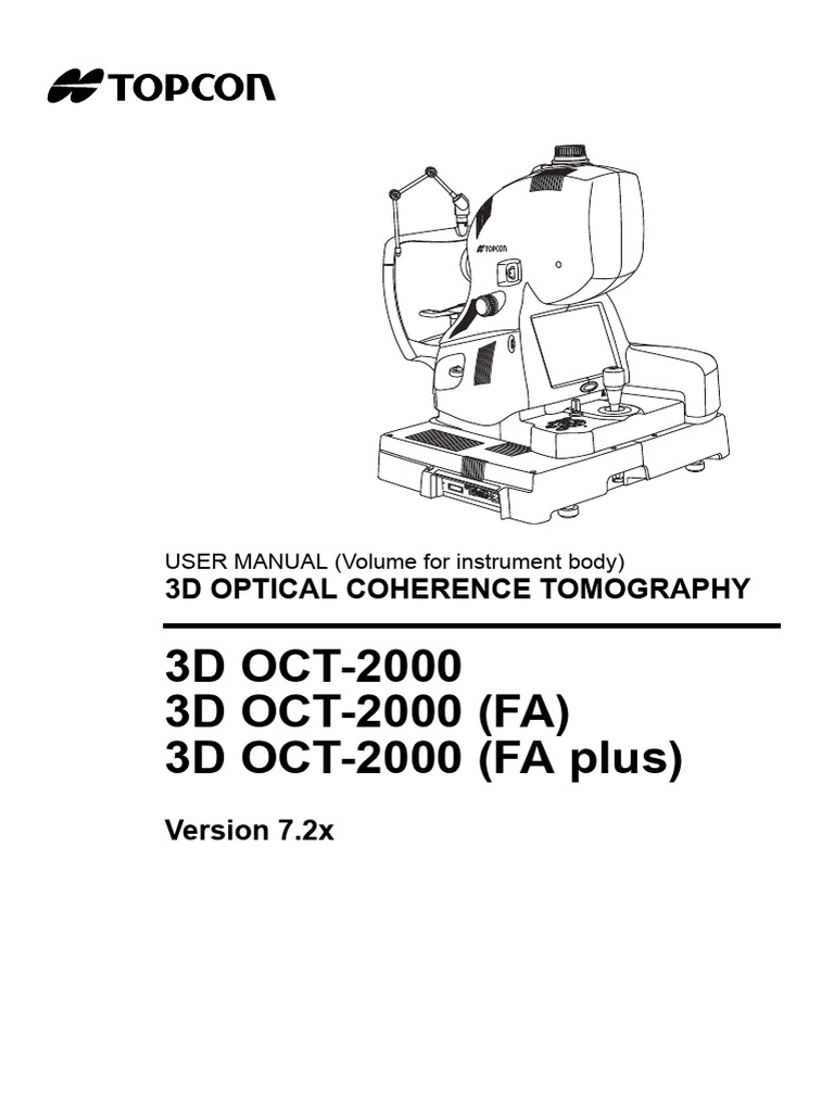 Oct - Topcon 3d Oct-2000 | PDF | 3 D Computer Graphics | Icon (Computing)