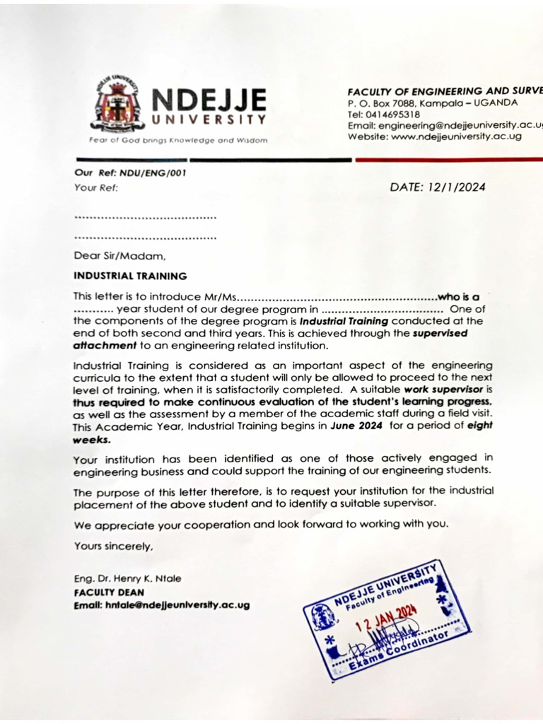 IT Placement Letter 2 | PDF