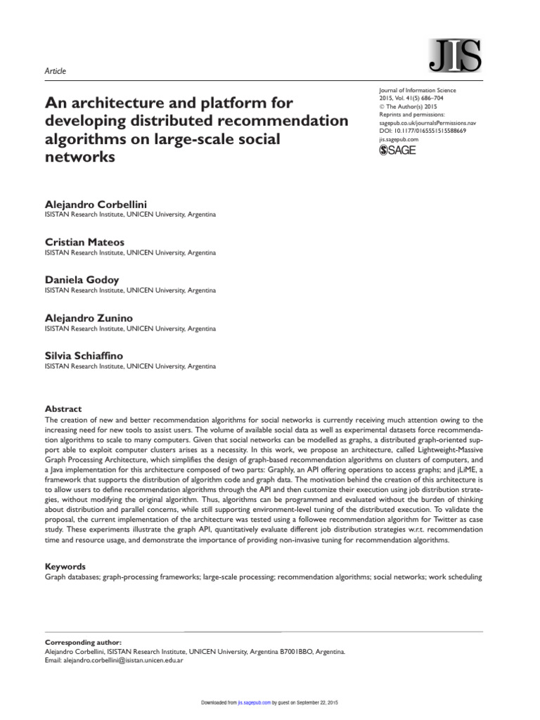 An Architecture And Platform For Developing Distributed Recommendation Algorithms On Large Scale