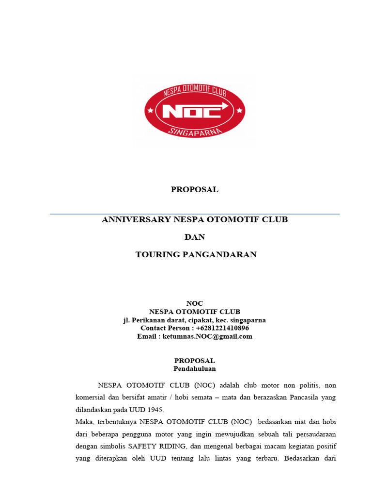 Proposal Noc 2020 | PDF