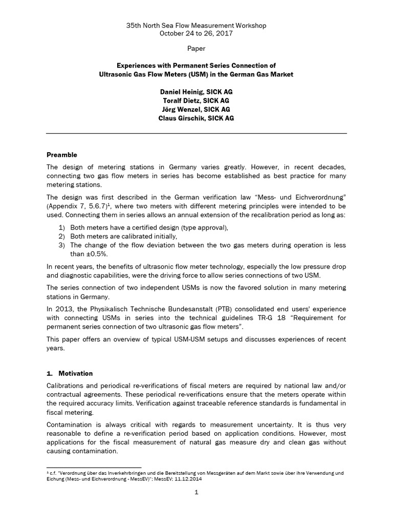 2017 23 Experiences With Permanent Series Connection of USM Heinig SICK ...