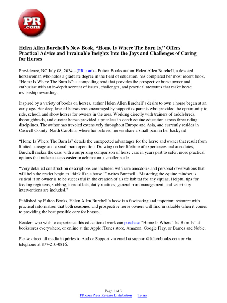 Horse Care Insights by Helen Burchell | PDF | Horses | Equus (Genus)