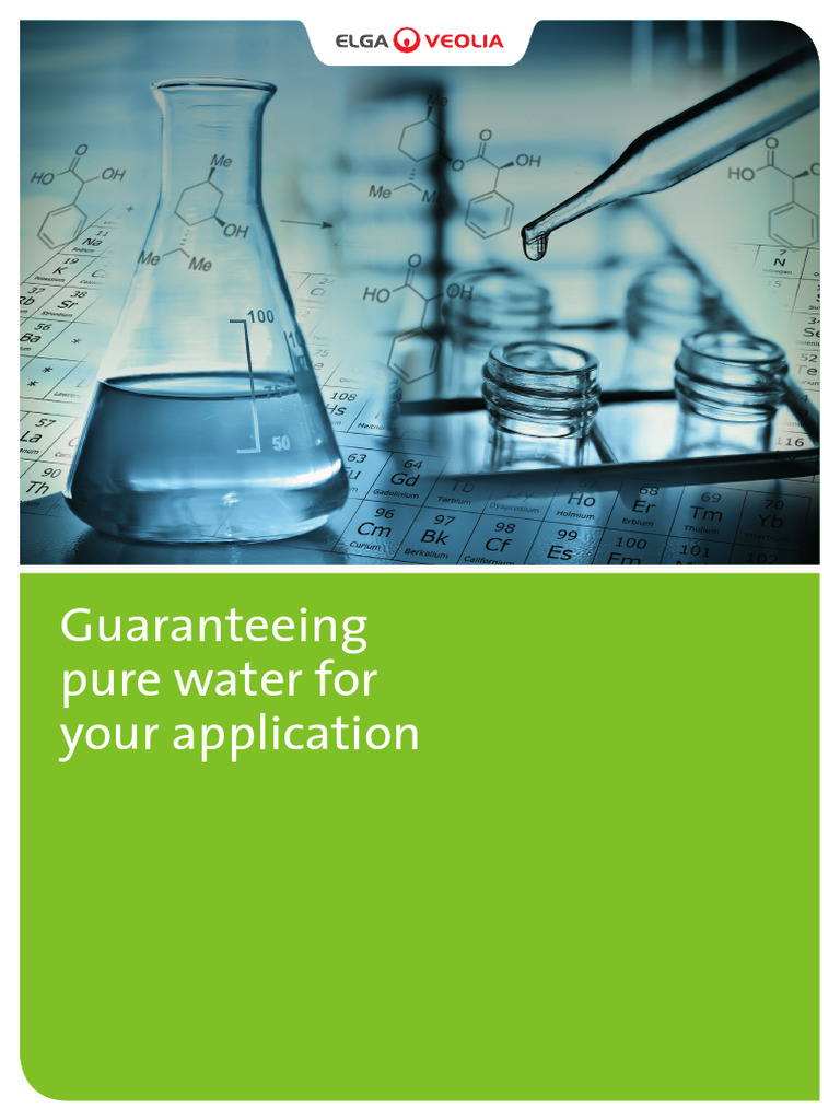 ELGA - PureSure Guarantee Pure Water Brochure | PDF | Purified Water ...