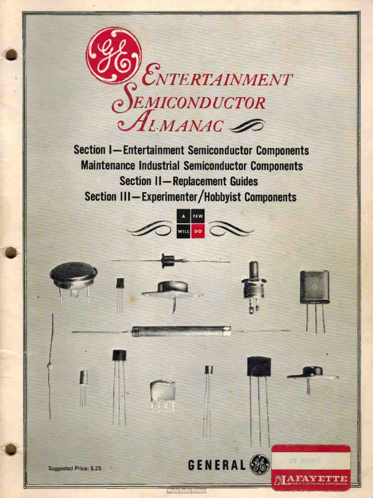 GE Entertainment Semiconductor Almanac 1969 | PDF | Bipolar Junction ...