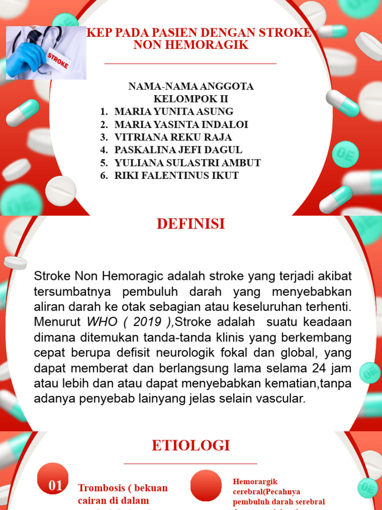 Stroke Non Hemoragik Kelompok 2 | PDF | Sains & Matematika