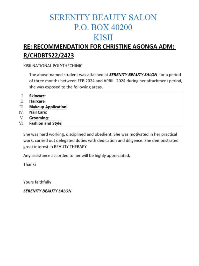 Beauty Recommandation 1 | PDF