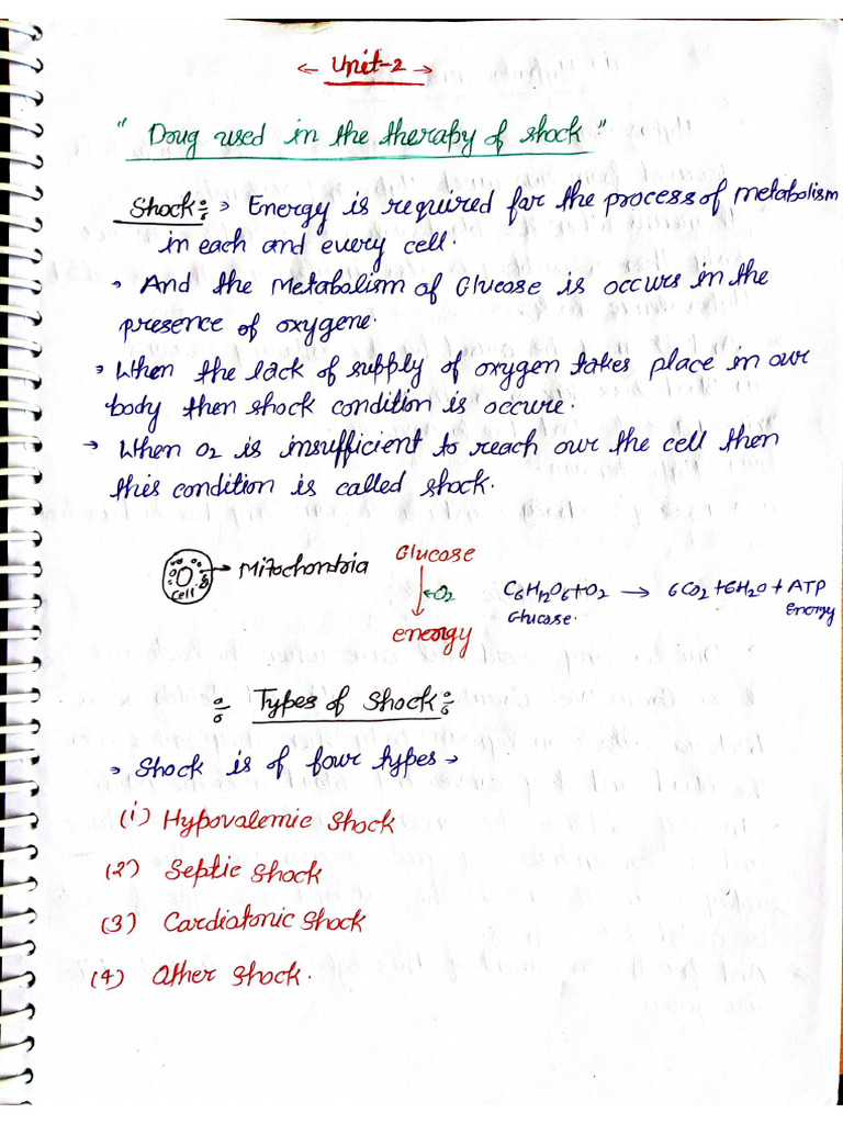 Pharmacology Unit 2 Sem 5th Wa4nmv | PDF