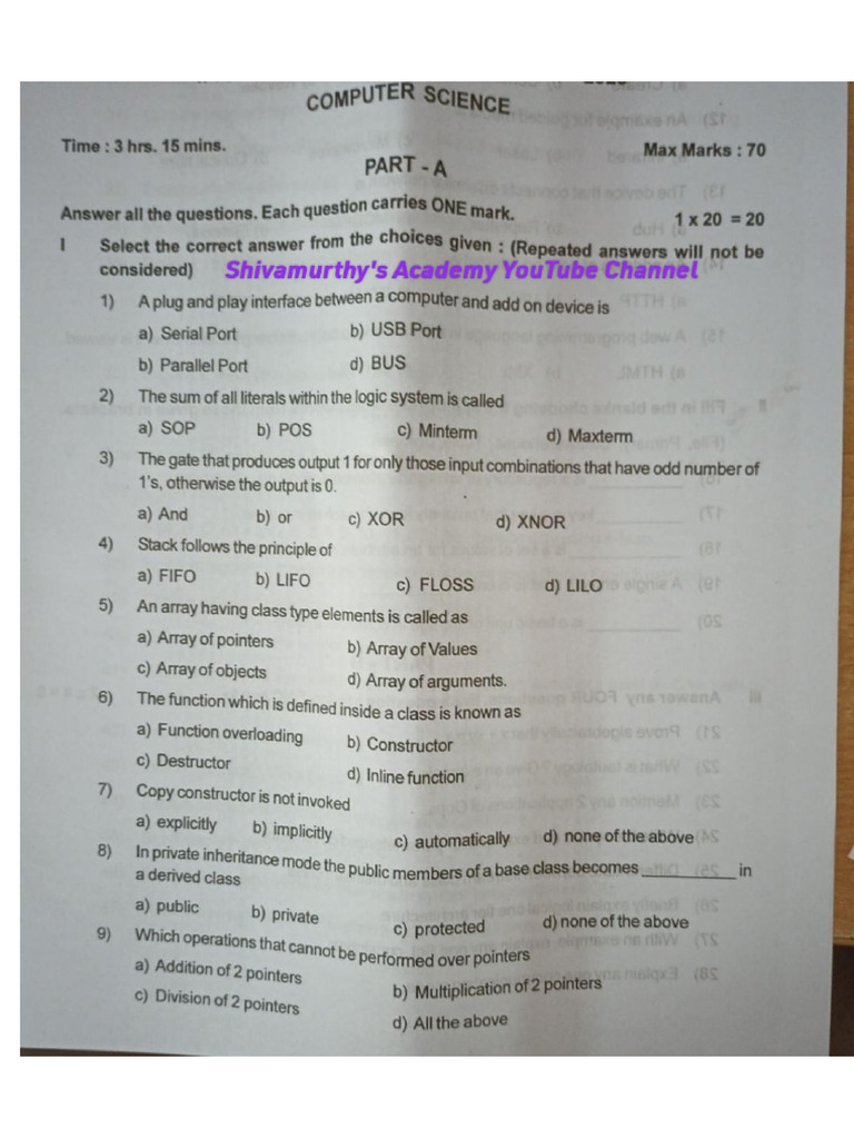 2nd PUC CS notes | PDF