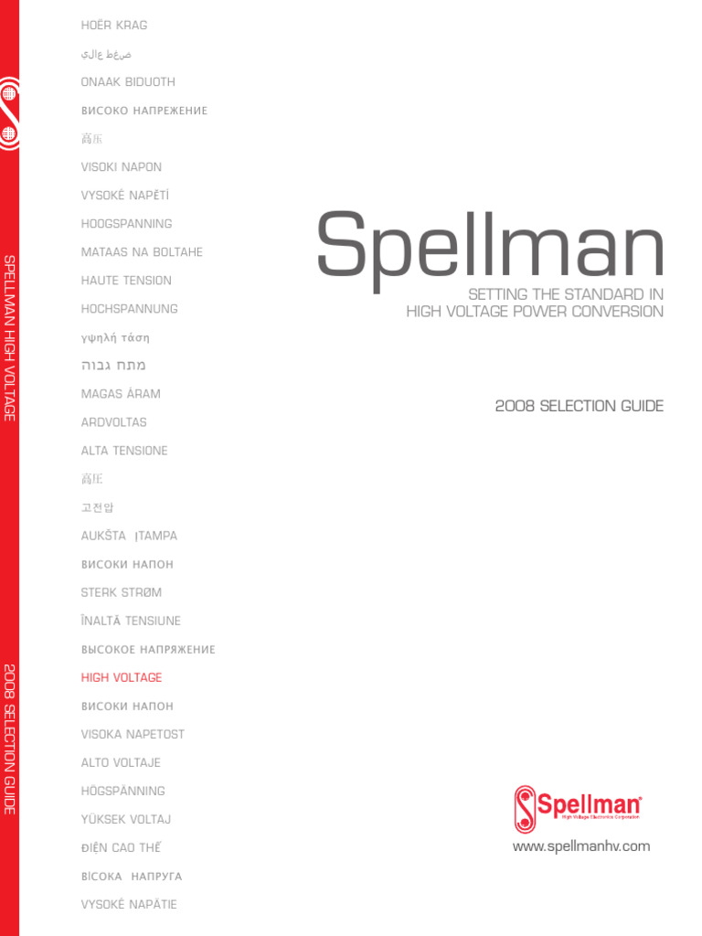 Spellman | PDF | Power Supply | Reliability Engineering