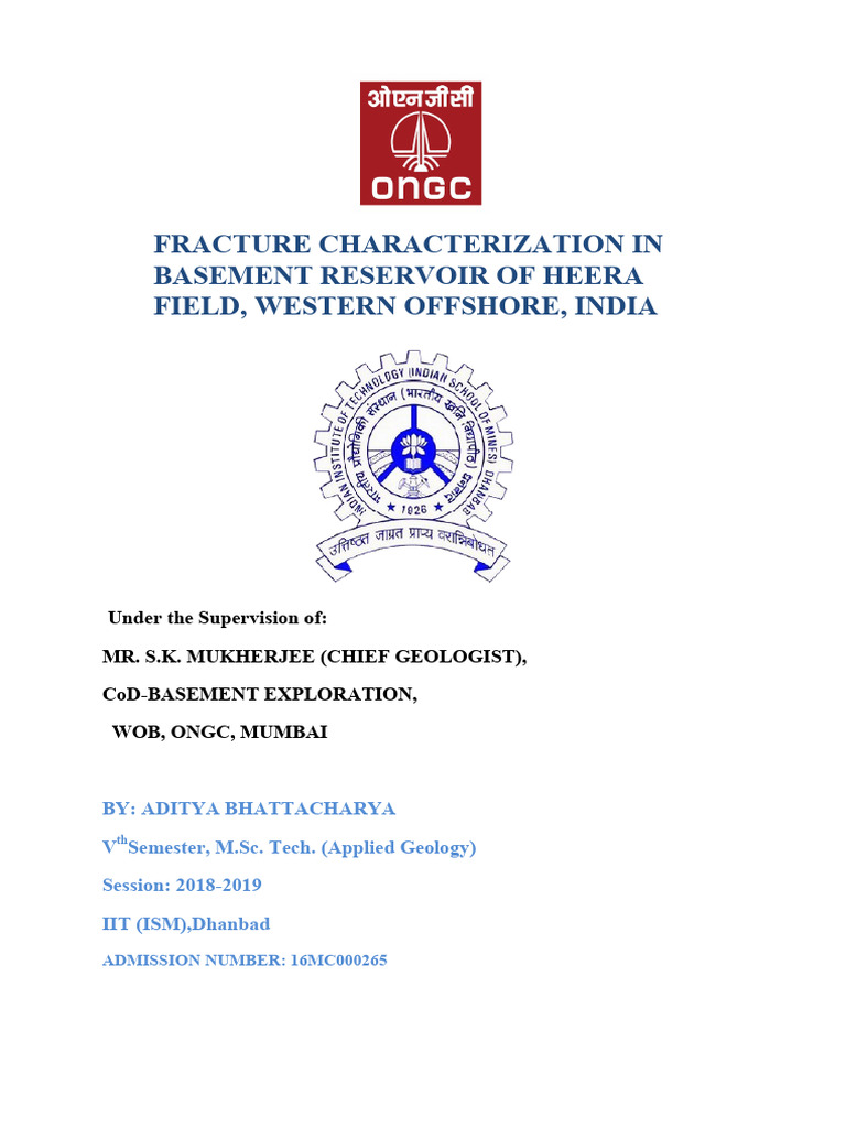 Fracture Characterization Basement Reser | PDF | Casing (Borehole) | Waves