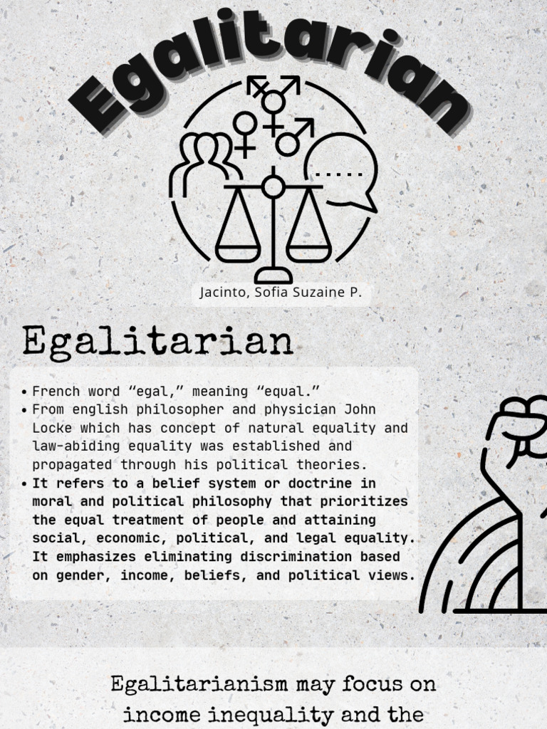 Egalitarian Jacintosofia | PDF