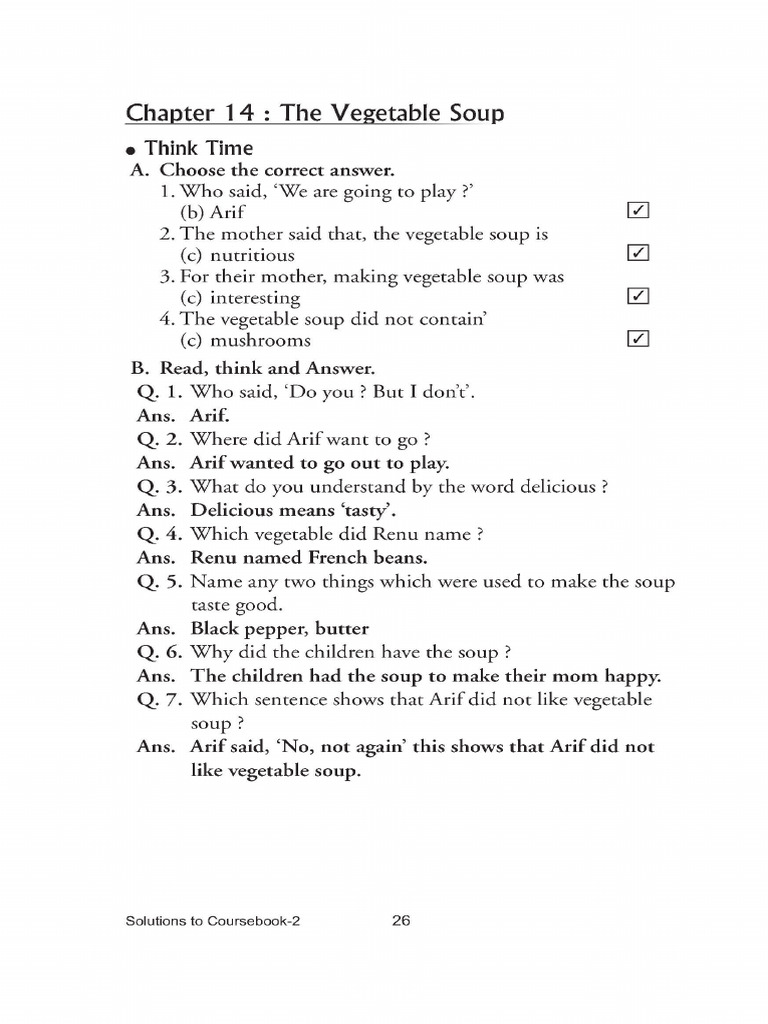 CH 14 Vegetable Soup | PDF