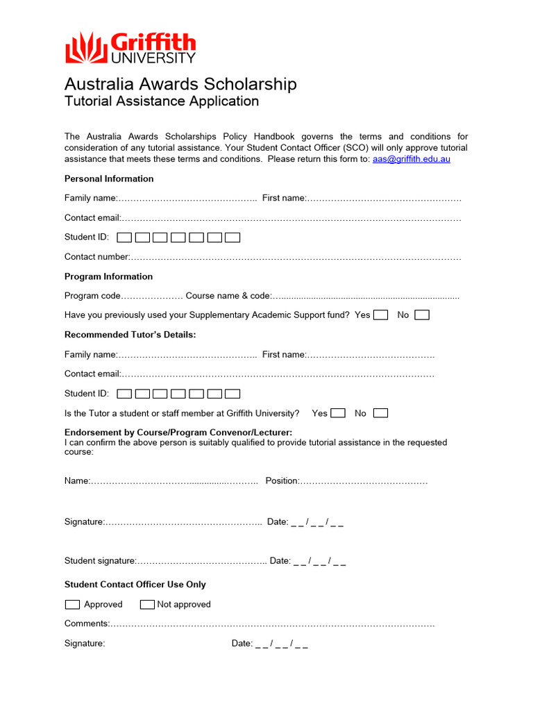 Tutorial Assistance Application | PDF