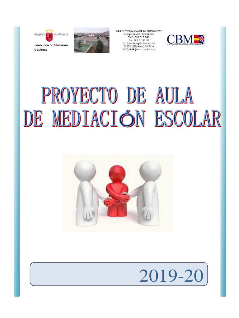 Proyecto de Mediación Escolar 2020 | PDF | Mediación | Conflicto (proceso)