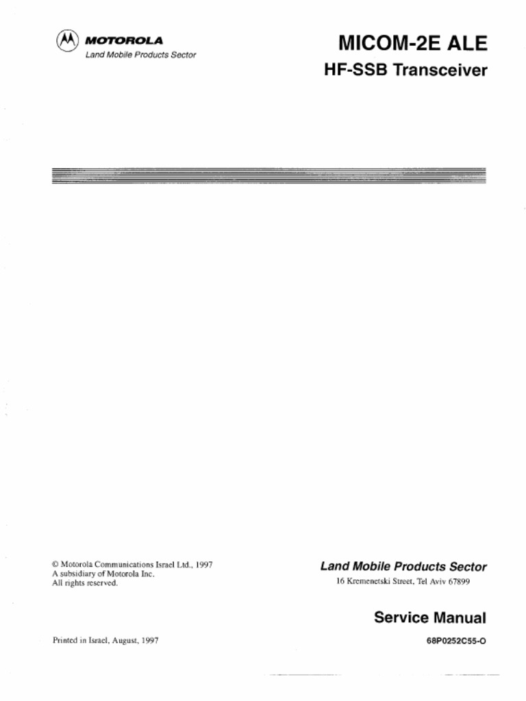 Micom Service Manual | PDF