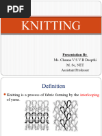 Overview of Knitting Techniques | PDF | Knitting | Textiles