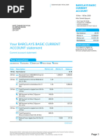 Barclays Personal Banking Charges 2025 | PDF | Overdraft | Debit Card