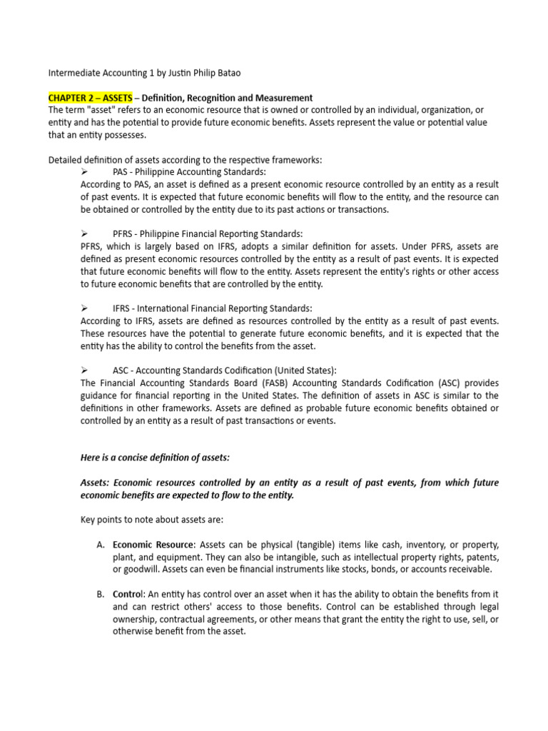 Intacc 1 - Chapter 2 | PDF | Historical Cost | Intangible Asset