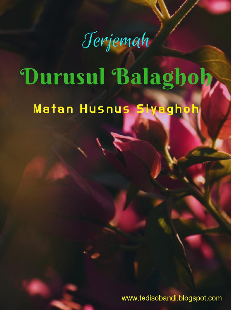 Terjemah Durusul Balaghoh Matan Husnus Siyaghoh | PDF
