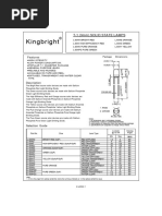 Datasheet Led 3MM | PDF | Light Emitting Diode | Electrical Components