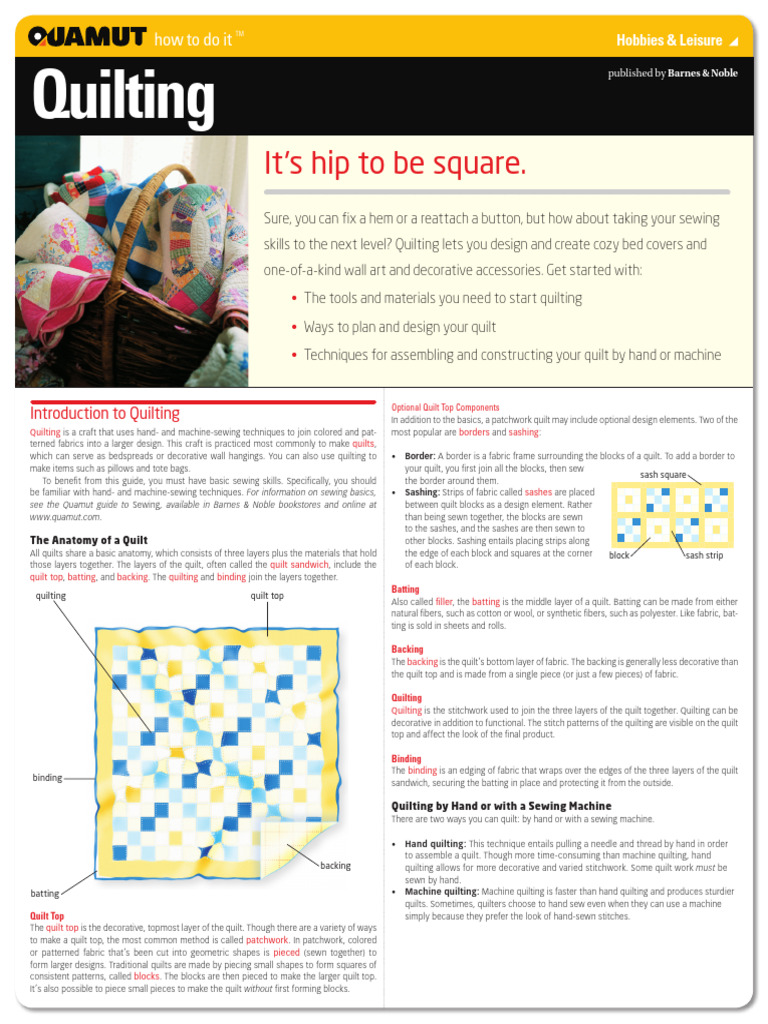 Quilting | PDF | Quilting | Quilt