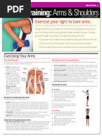 Upper Body Thera Band Exercise Program - Basic | PDF | Elbow | Arm