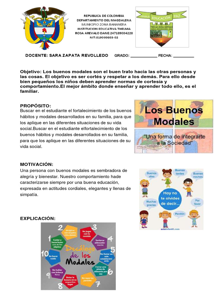 Buenos Modales | PDF