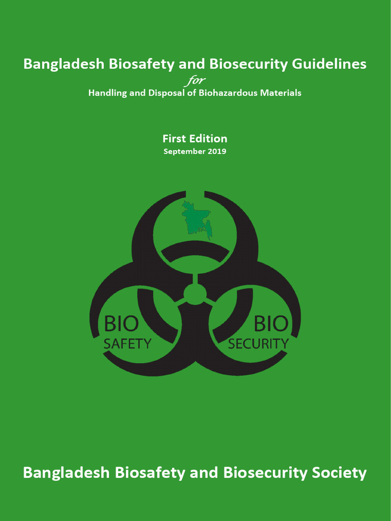 Bangladesh Biosafety And Biosecurity Guidelines Pdf Medical School