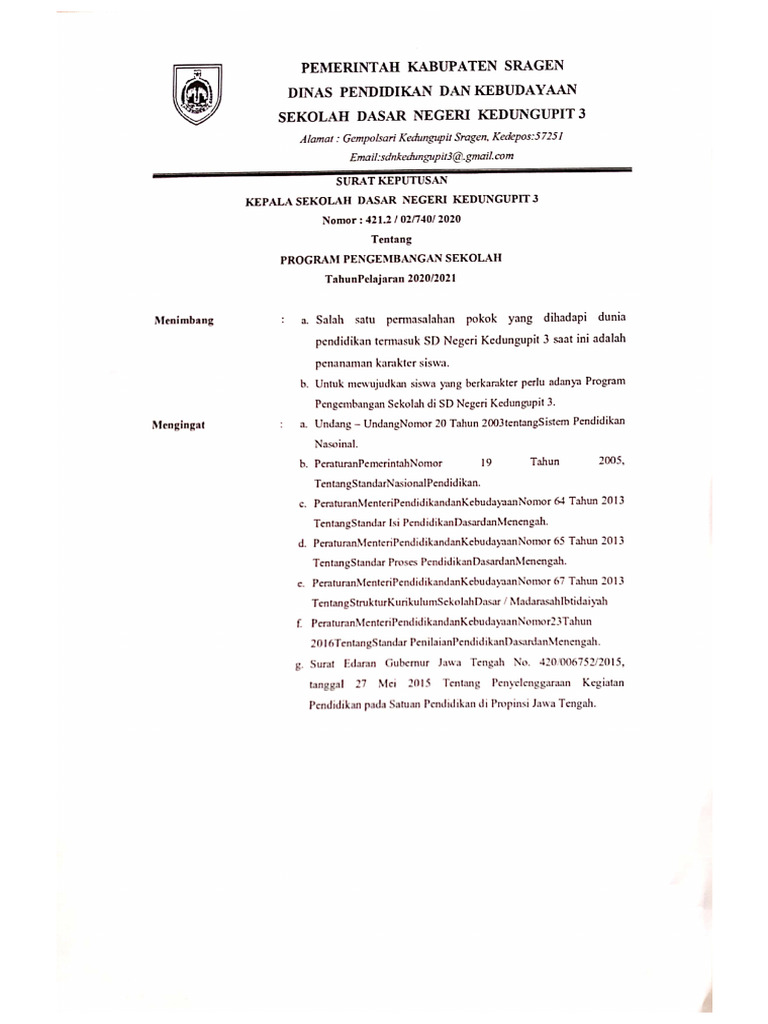 Program Ks 2020 | PDF