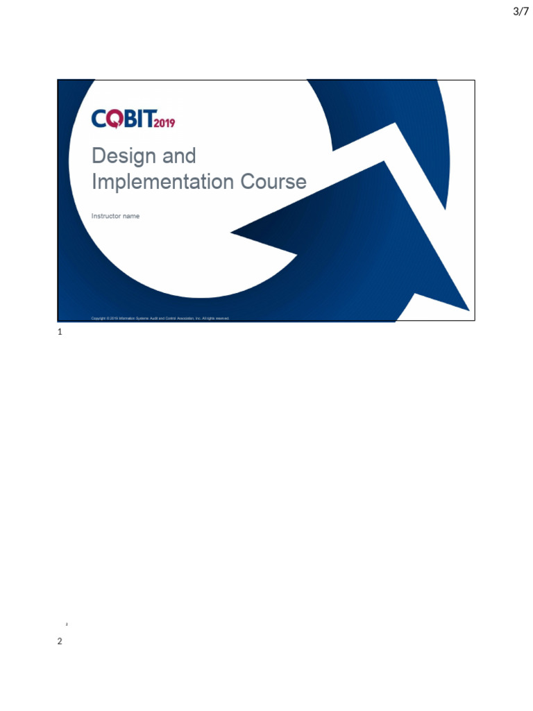 COBIT Design | PDF | Governance | Goal
