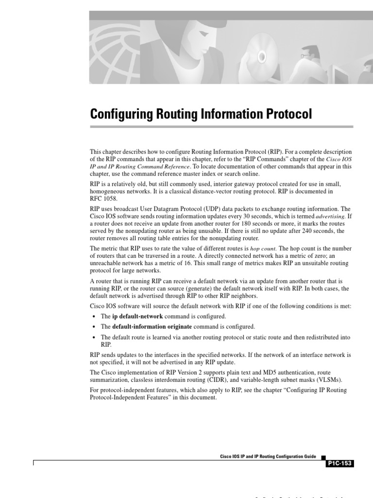 Configuring Routing Information Protocol | PDF | Ip Address | Router ...